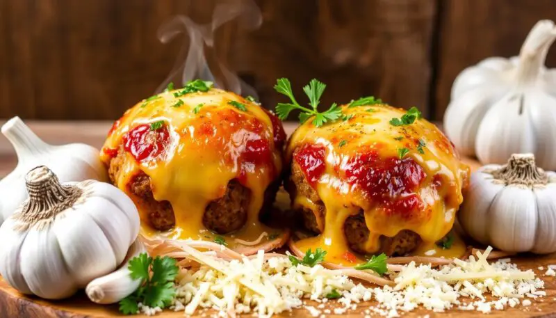 Easy Garlic Parmesan Cheeseburger Bombs Recipe