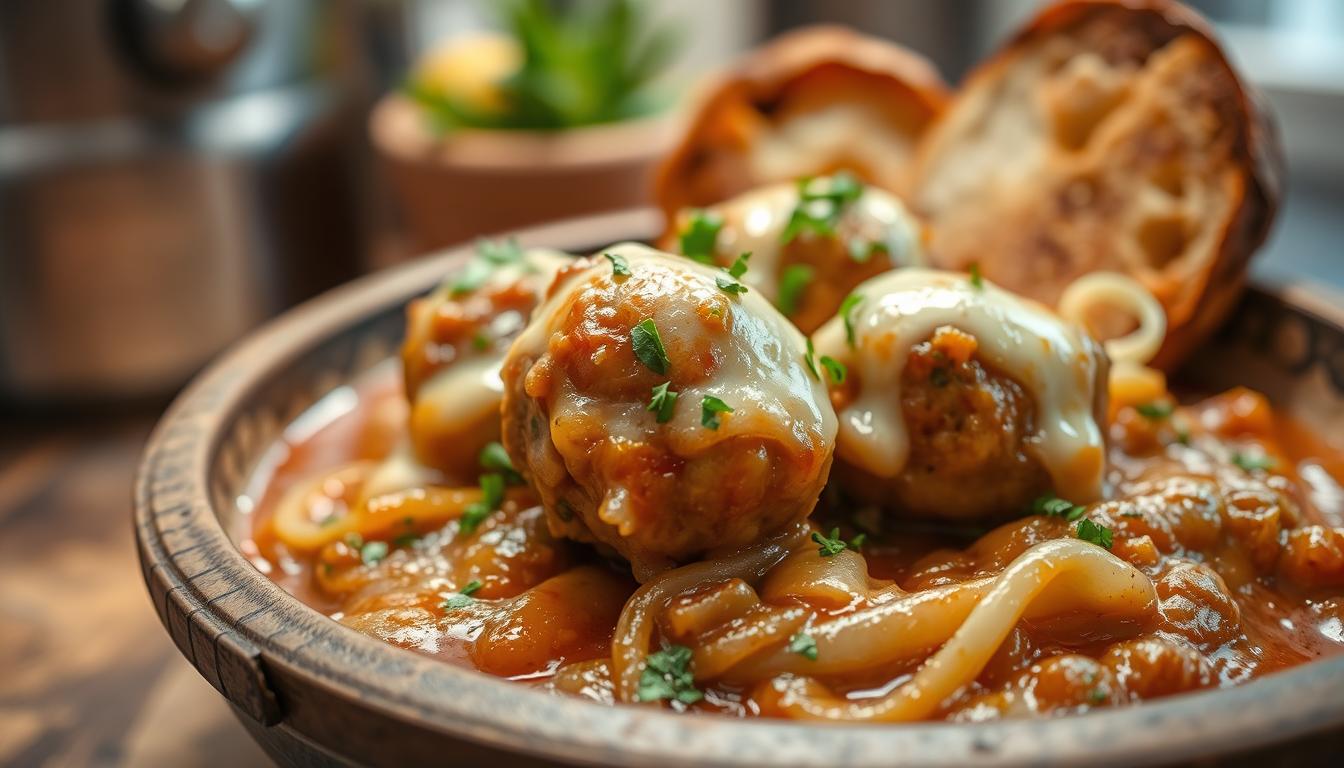 Savory French Onion Meatballs Recipe You'll Love