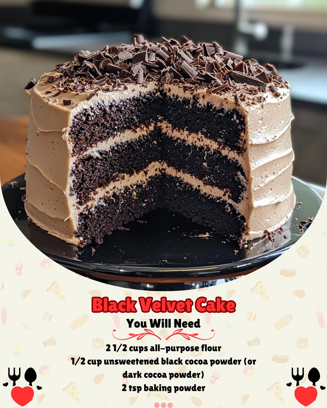 Black Velvet Cake – A Decadent & Elegant Dessert | Recipe Classic